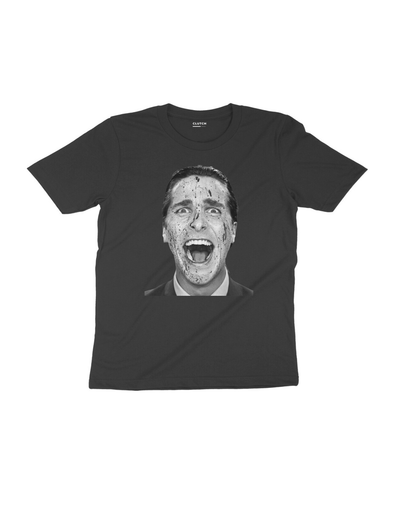 Faces - Patrick Bateman - Half Sleeve T-Shirt – Clutch Thread Clothing