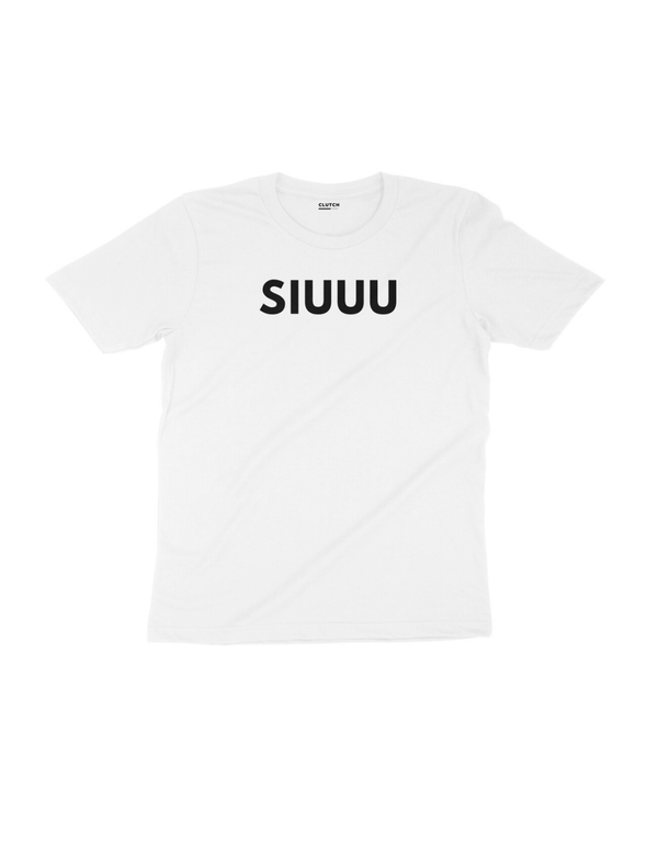SIUUU - CR7 - Half Sleeve T-Shirt – Clutch Thread Clothing
